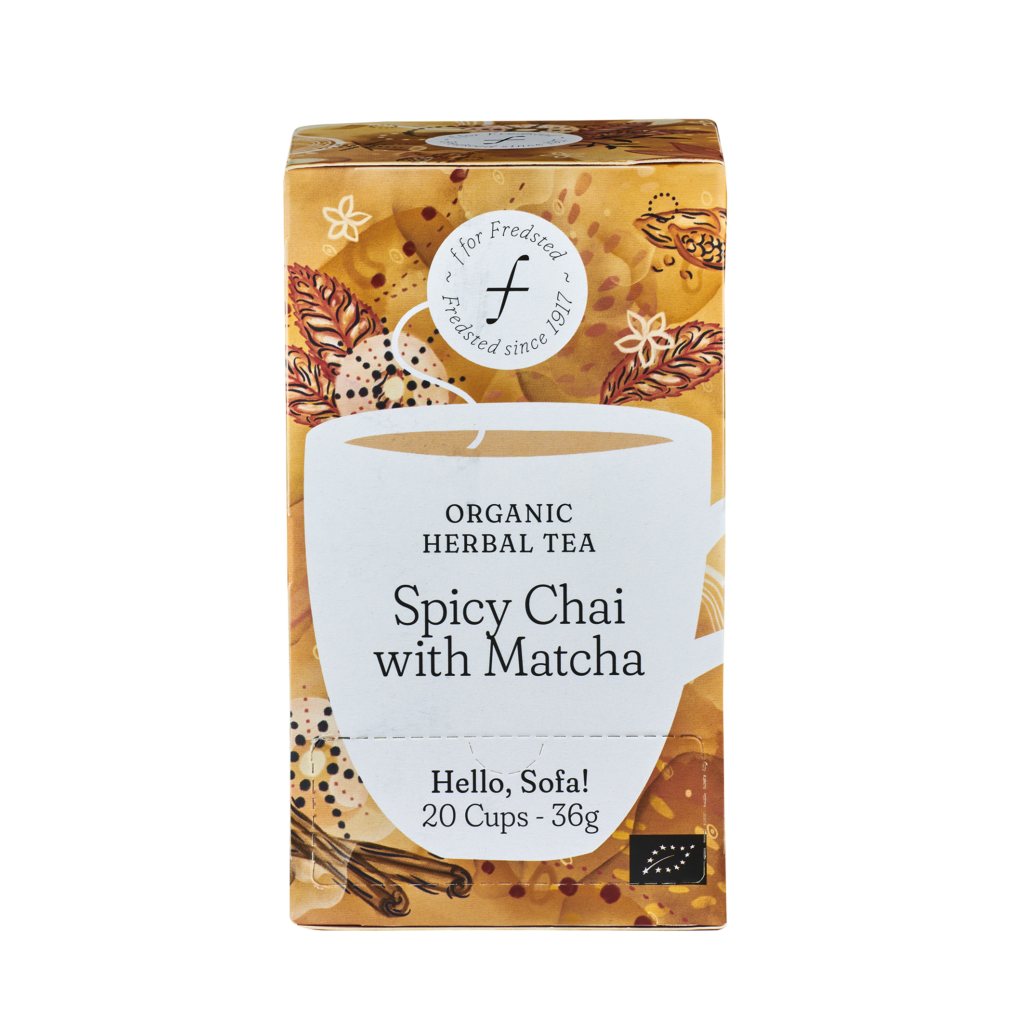 f for Fredsted Hello Sofa! Øko Urtete Spicy Chai with Matcha (pk. á 20 ...