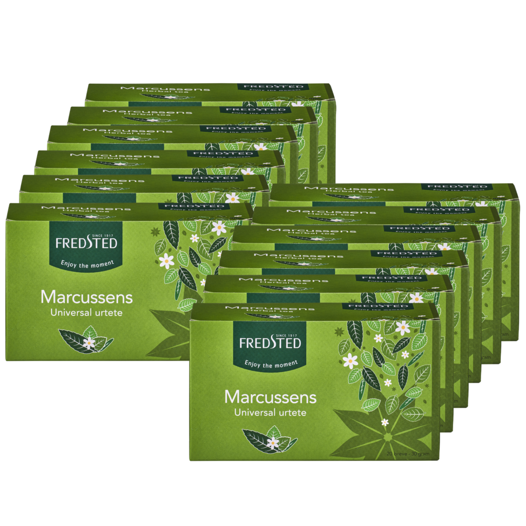 Fredsted Urtete Marcussen Universal (12 x pk. á 20 breve) - CoffeeJoy.dk